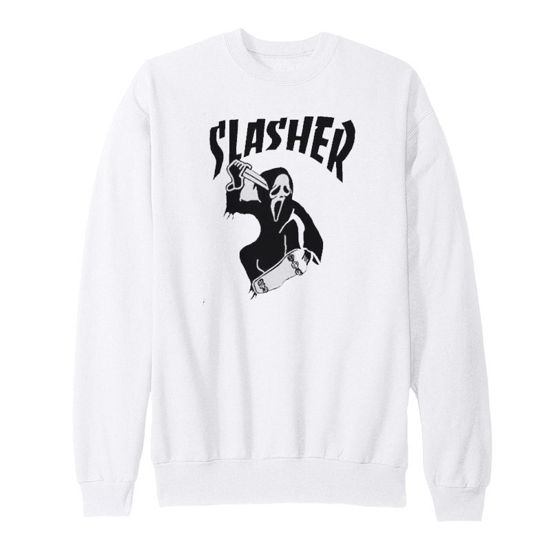 Scream Slasher Ghostface Sweatshirt Unisex For Sale